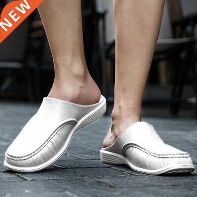 2021 Men Casual Shoes Men Sandals Male Driver Slippers Flats