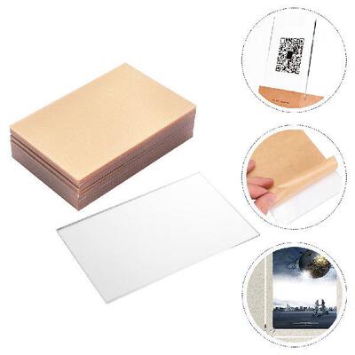 10 Pcs Acrylic Boards Transparent Acrylic Plates Useful DIY