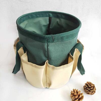 Oxford Cloth 6 Grids Garden Electrician Hardware Bucket Tool