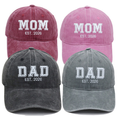3D立体DADMOM情侣棒球帽休闲