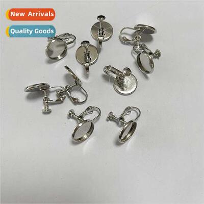 10mm flat spiral copper ear clips diy accessories accessorie