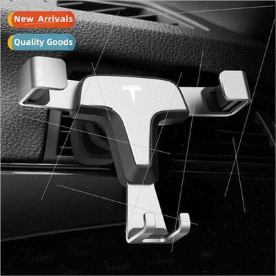 Creative T-shaped bracket gravy linkage car phone holder met
