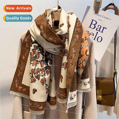 New faux cashmere shawl ethnic wind scarf female ~ small fre
