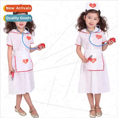 Halloween cosplay costumes Childrens Pretty ttle Nurse Perma