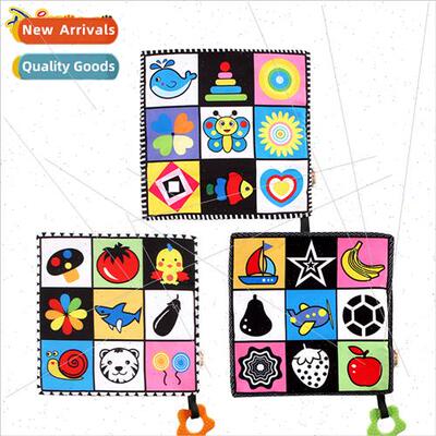 New baby soothing square towel wh teething gum ringing paper