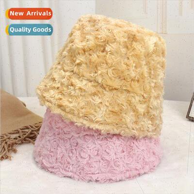 Hat female Autumn winter Korea new imation otter rabb hair b