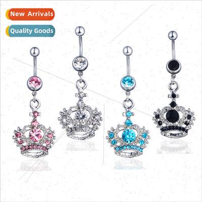 New piercing jewelry belly dance jewelry Europe diamond crow