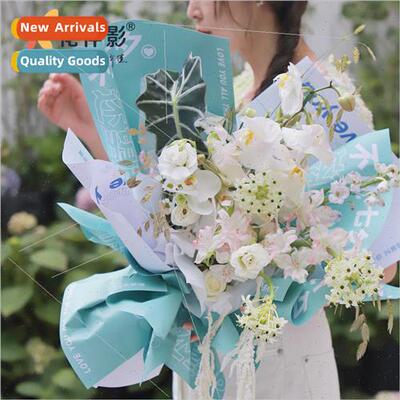 Valentine Day Tanabata bouquet wrapping paper semi-waterproo