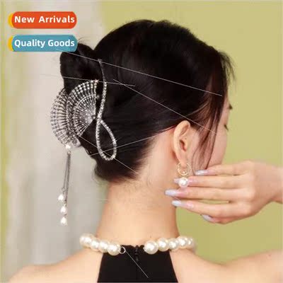 new fan tassel butterfly scrunchies advanced sense Chinese c
