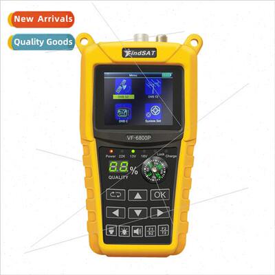 VF-6800P HD Star Finder Tuner DVB-S2 /T2 /C Flashlight Compa