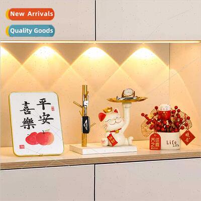 Fortune cat entry door key storage ornament home accessories