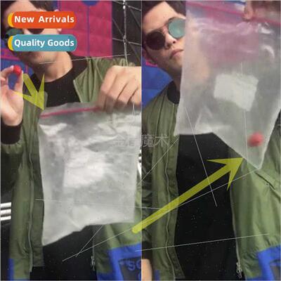 Grapes through transparent bag through self-sealing bag magi