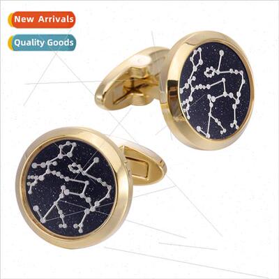 Starry Sky Constellation Figure French Cufflinks Men Creativ