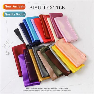 Large Square Scarf 90cm Solid Color lk Scarf Women mulated l