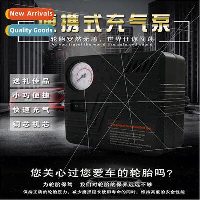 19 Cylinder Car Portable Inflatable Mini Tire Pump Car 12V I