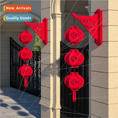 2024 decorative scene arrangement small red lanterns indoor