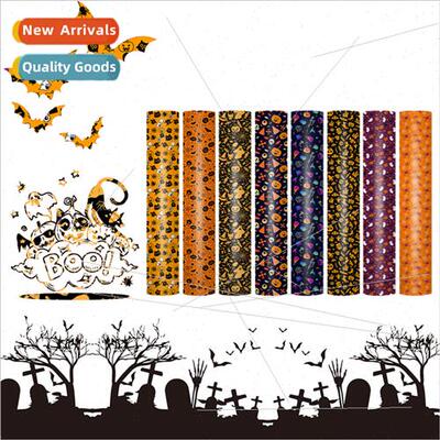 Halloween lettering film heat transfer film HTV lettering fi
