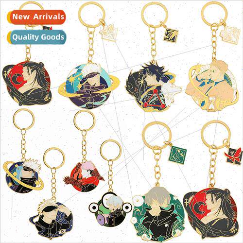Spellback Battle Keychain Gojo Goho Black Kei Dog Rolled Spi