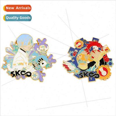 Anime  unlimed skateboarding Ranga Knight brooch bar metal b