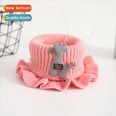 Woolen fall winter deer scarf cute men women baby cartoon  n