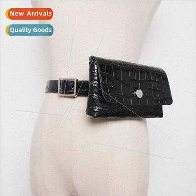 Korean fashion women pu leather fanny pack casual mini cell