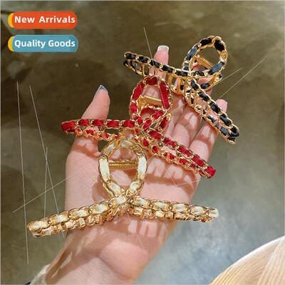 Ins metal shark clip Korean platter hair large hair grip sim