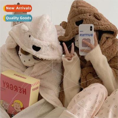 Ins cute koala shawl students dormory home fall winter thick