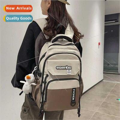 Schoolbag male nd backpack simple couple shoulders backpack