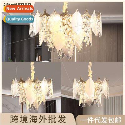 Supply light luxury crystal chandelier living room bedroom L