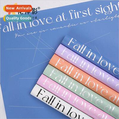 love at first sight cynthia bouquet wrapping paper floral fl