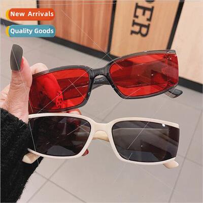 Cyberpunk sunglasses Korean new hip-hop small frame anti-ult