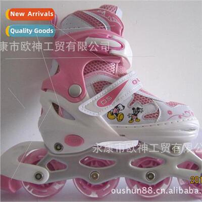 New PU full flash roller skates set of childrens cartoon ska