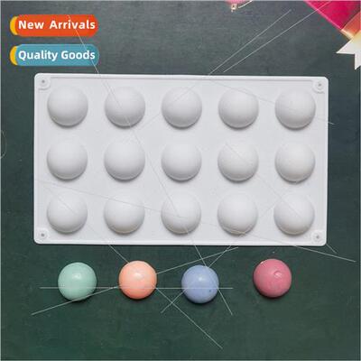 licone 15 even small half round cake jelly pudding soap choc