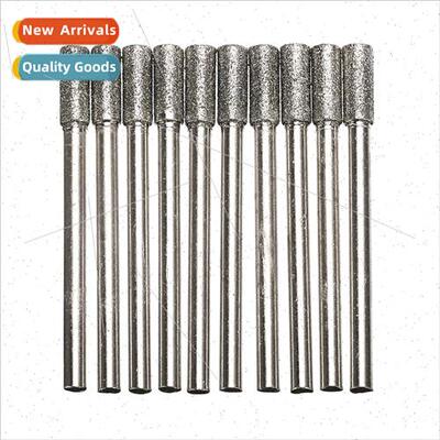 10PCS 4mm Diamond Coated Cylindrical FileChain Saw Sharpenin