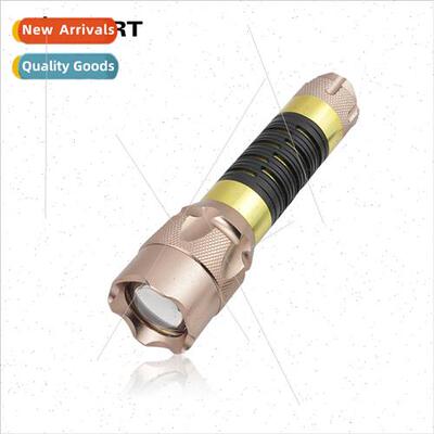 XML-T6 strong light rechargeable flashlight rotating zoom LE