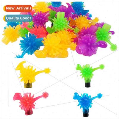 New TPR multi-color dinosaur pen case finger cover doll can