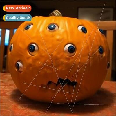 New multi-eye slanting eyes pumpkin resin crafts spocreative