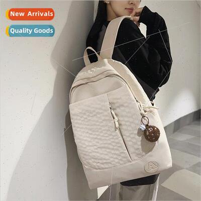Mori solid color niche schoolbag female large-capacy junior