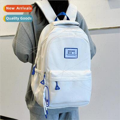 mple large-capacy shoulder bag new campus schoolbag versatil