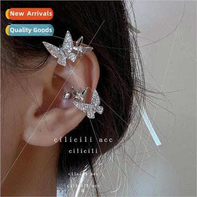 Butterfly ear hooks female sense niche ear bone clips whout