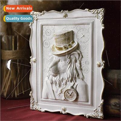 Scandinavian creative room living room entrance TV backgroun