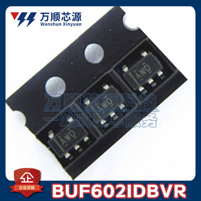 原装BUF602IDBVR 丝印AWO BUF602I SOT23-5 运算放大器芯片IC