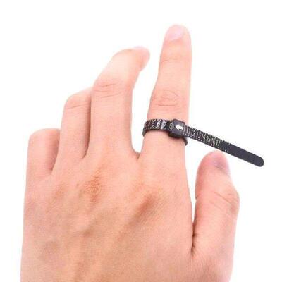 Upgraded Ring Sizer Measuring Tool Reusable Finger Size