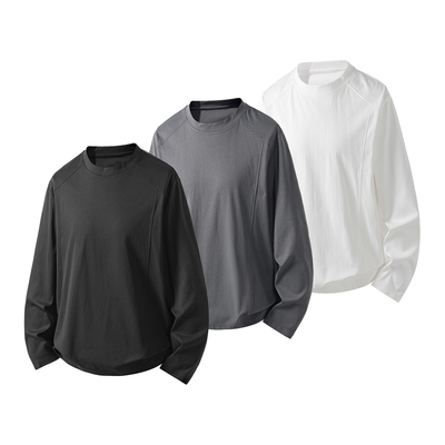 吾一白awhite男生百搭长袖T恤