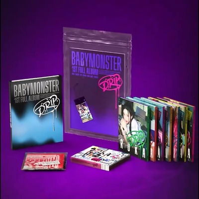 宝怪 BABYMONSTER专辑 正规一辑 DRIP官方周边正版小卡海报打歌服