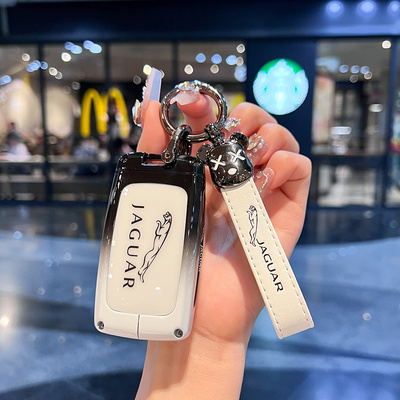 适用捷豹xfl钥匙套XEL汽车fpace专用XJL高档ftype扣epace高档男包