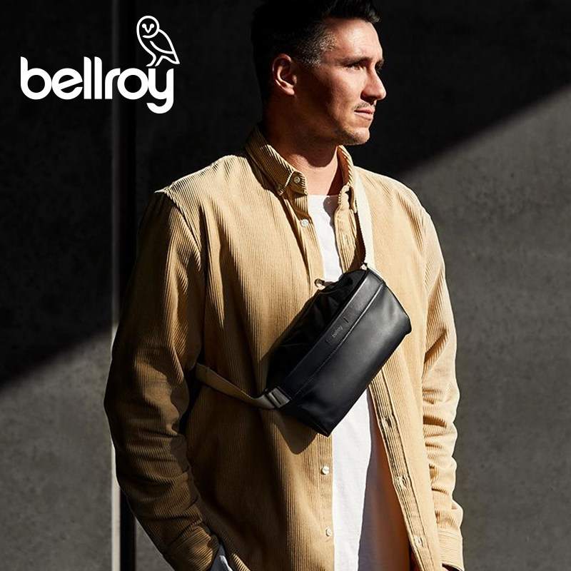 Bellroy澳洲Sling Mini Premium 4L迷你随行包真皮腰包单肩斜挎包_虎窝淘