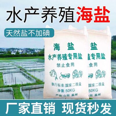 海盐养鱼专用盐无碘原盐