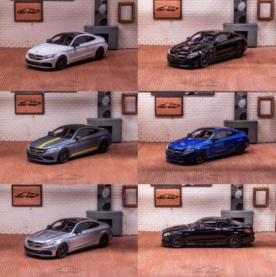 奔驰C63SW2051/64树脂车模型