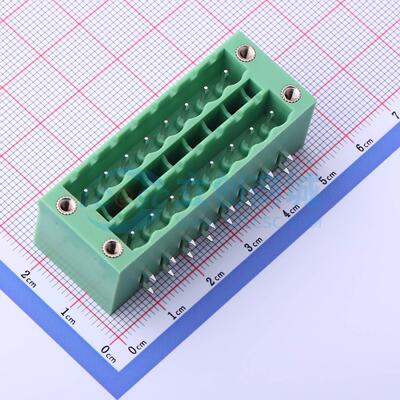 插拔式接线端子 KF2EDGKRHM-5.08-2*8P 弯插,P=5.08mm 板端/插座-